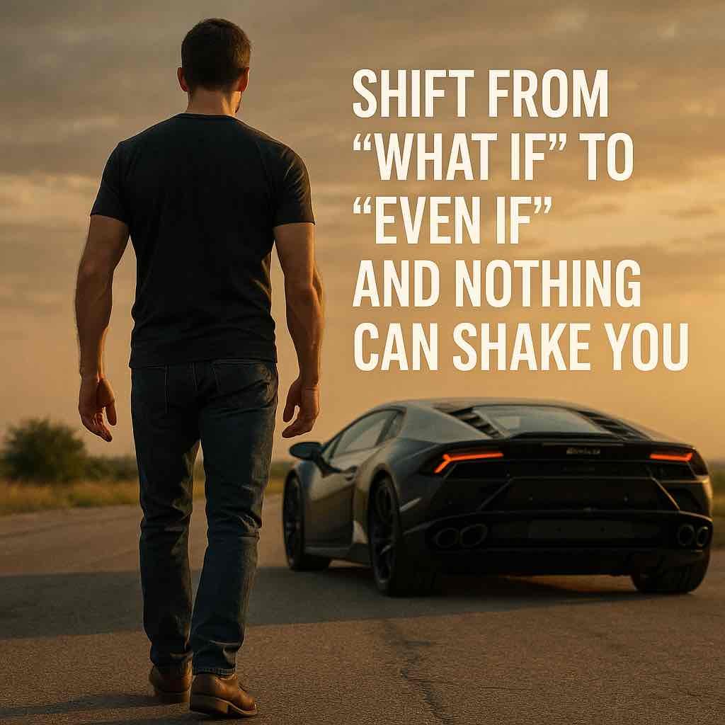 Shift from “What If” to “Even If”, and Nothing Can Shake You